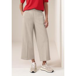 Street One Damen Culottecobble stone (l&auml;nge 26), Gr. 44, unifarben, Web, Obermaterial: 52% Polyester, 46% Viskose, 2% Elasthan, Hosen, mit Taschen