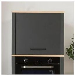 Aufsatzschrank Inter Link "Veneto", anthrazit, B:70cm H:60,5cm T:60cm, Holzwerkstoff, MDF, Schr&auml;nke, Stauraum-Modul, passend zu Ger&auml;teschr&auml;nken, 70x60x60,5 cm
