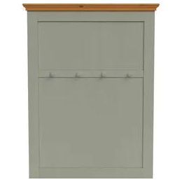 Garderobenpaneel OTTO HOME "Selma", gr&uuml;n (salbei gr&uuml;n, gebeizt), B:80cm H:105cm T:4cm, Massivholz, Garderobenpaneele, Garderobenpaneel, aus massivem Kiefernholz, H&ouml;he 105 cm, Breite 80 cm