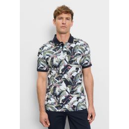 Poloshirt OLYMP "OLYMP Casual Wirk", Herren, Gr. L, wei&szlig;, 100% Baumwolle, Shirts