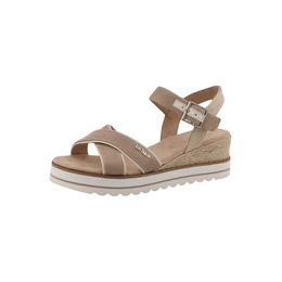 Tom Tailor Sandale Damen Gr&ouml;&szlig;e 39 sand / dunkelbeige