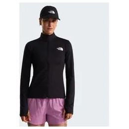 Trainingsjacke The North Face "W FLEX FULL ZIP JACKET", Damen, Gr. XL, tnf schwarz, Obermaterial: 77% Polyester, 23% Elasthan, Jacken Trainingsjacke, f&uuml;r Fitness und sportliche Aktivit&auml;ten, viel Stretch
