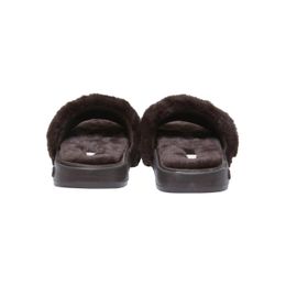 Romika Damen Sandale "Romika Damen RO22Q3-W008-022 Romika Women Fake Fur Slide", Gr. 37, braun, Polyester, unifarben, Schuhe