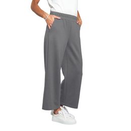 Seidel Moden Damen 7/8-Hosewalnuss, Basic, Gr. 40, Single Jersey, Obermaterial: 50% Polyester, 45% Viskose, 5% Elasthan, Hosen, in hochwertiger