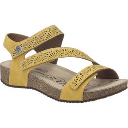 Josef Seibel Damen Sandale "Tonga 78, amber", Gr. 40, gelb, Obermaterial: 100% Rindsleder Leather cow., Schuhe