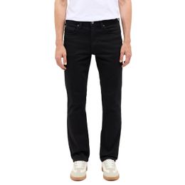 Mustang Herren 5-Pocket-Jeans "Style Washington Straight", schwarz, Gr. 33, Denim/Jeans, Obermaterial: 64% Baumwolle, 31% Polyester, 3% Viskose, 2%