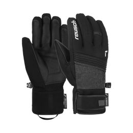 Reusch Damen Skihandschuhe "Louis R-TEX XT", schwarz, Gr. 7,5, unifarben, 85% Polyester, 15% Lederimitat, Handschuhe, mit wasserdichter und