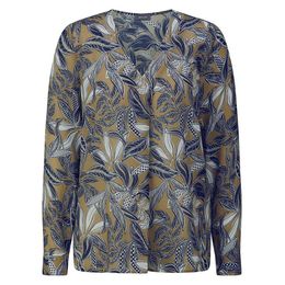 Basler - Bluse mit V-Ausschnitt, mehrfarbig, Gr. 50 / XL - Lyocell