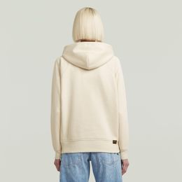 G-Star Raw G-STAR Damen Hoodie "Premium Core 2.0", wei&szlig;, Gr. L, unifarben, Sweatware, Obermaterial: 55% Baumwolle, 45% Polyester, Sweatshirts, mit