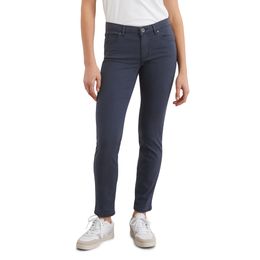 Marc O'Polo MARC O'POLO Damen 5-Pocket-Hose "aus Lyocell-Baumwolle-Mix", blau, Gr. 26, unifarben, Obermaterial: 64% Lyocell, 32% Baumwolle, 4% Elasthan, Hosen