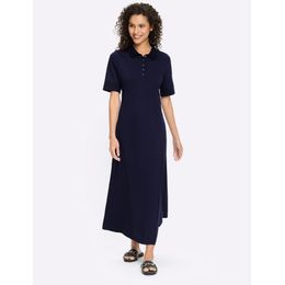 Heine Damen Sommerkleid "Kleid"marine, Gr. 38, unifarben, 100% Baumwolle, Kleider