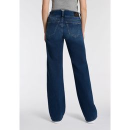 Herrlicher Damen Straight-Jeans "Prime New Denim Cashmere Touch", blau, Gr. 34, Denim/Jeans, Obermaterial: 94% Baumwolle, 5% Elastomultiester, 1%