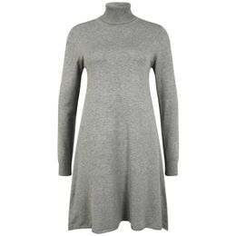oxmo Damen Strickkleid "Strickkleid OXWinala", grau, Gr. M, Obermaterial: 70% Viskose CV. 30% Nylon NY., Kleider