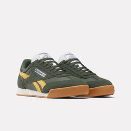 Reebok CLASSIC Herren Sneaker "CAMPIO XT", Gr. 39gritgr&uuml;n, gritgold, gum, Leder, Synthetik, Textil, Schuhe