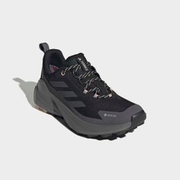Wanderschuh adidas terrex "TRAILMAKER 2.0 GORE-TEX", Damen, Gr. 40,5, cschwarz, carbon, grefiv, Synthetik, Textil, Schuhe Wanderschuh, wasserdicht dank Gore-Tex Membrane