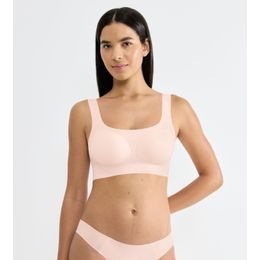 Sloggi Damen Bustier "ZERO Feel 2.0 Top", Gr. XS, rosa, Single Jersey, Obermaterial: 76% Polyamid, 24% Elasthan, BHs, nahtlos und unsichtbar