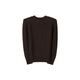 GOBI Cashmere Pullover 'Sculpted-Shoulder Cashmere Sweater' Damen Gr&ouml;&szlig;e M dunkelbraun