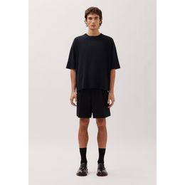 Herren T-Shirt, schwarz, Gr. L, STUDIO SEIDENSTICKER, unifarben, 65% Viskose, 35% Polyamid, Shirts, 1/2 Rundhals Uni