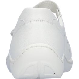 Waldl&auml;ufer WALDL&Auml;UFER Damen Riemchenballerina "HENNI", Gr. 8,5, wei&szlig;, Nappaleder, unifarben, Schuhe, Komfortschuh, Halbschuh in Komfortweite H (= sehr weit)