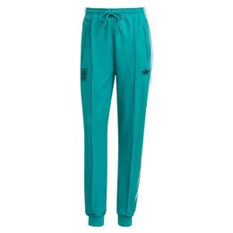 adidas originals Hose 'FC Liverpool Terrace Icons' Damen Gr&ouml;&szlig;e 38 t&uuml;rkis / wei&szlig;