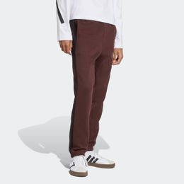 Herren Sporthose "ESSENTIALS 3-STREIFEN OPEN HEM", schwarz, Gr. XXXL, adidas Sportswear, Obermaterial: 55% Baumwolle, 36% Polyester, 9% Viskose,