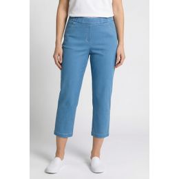 KjBRAND Damen Stretch-Jeans "KJBJeansSusie Culotte", blau, Gr. 46, Denim/Jeans, Obermaterial: 57% Lyocell, 38% Polyethylen, 5% Elasthan, Jeans,