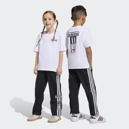 M&auml;dchen Trainingsanzug "ADIBREAK TEE ST", schwarz, Gr. 128, adidas originals, Obermaterial: 100% Baumwolle, Sportanz&uuml;ge