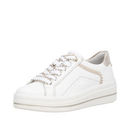 Remonte Sneaker Damen Gr&ouml;&szlig;e 44 beige / wei&szlig;