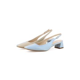 Evita SABRINA Damen Sling Pumps - Glattleder Zweifarbig - 37