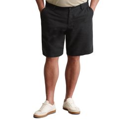 Marc O'Polo Shorts MARC O'POLO "aus reinem Leinen", Herren, Gr. 46, Normalgr&ouml;&szlig;en, schwarz (m990), Obermaterial: 100% Leinen, unifarben, skinny fit normal, Hosen Shorts