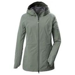 Funktionsjacke Killtec "KOS 83 WMN JCKT", Damen, Gr. 44, gr&uuml;n, Obermaterial: 100% Polyester, Jacken Funktionsjacke, Wind- und wasserdichte Damenjacke mit regulierbarer Passform