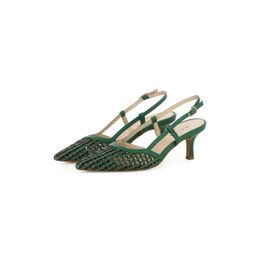 Evita PERLA Damen Sling Pumps - Raffia Gr&uuml;n - 39
