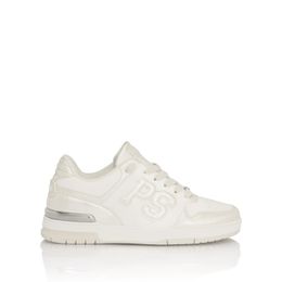 Sneaker Plein Sport "Low-Top Sneakers PS Cocco", Damen, Gr. 37, Normalschaft, 01, wei&szlig;, Schuhe Sneaker