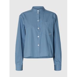 Selected Bluse Damen Gr&ouml;&szlig;e M blau