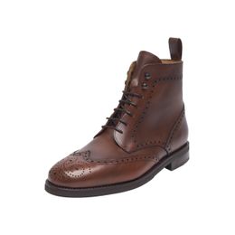 Henry Stevens Herren Schn&uuml;rboots "Winston FBDB2", Gr. 44, braun, Boxcalf, Schuhe