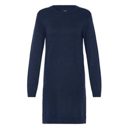 oxmo Damen Strickkleid "Strickkleid OXAida", blau, Gr. S, Obermaterial: 70% Viskose CV. 30% Polyamid PA., Kleider
