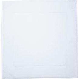 Badematte, H:11mm, wei&szlig;, Framsohn FROTTIER, Baumwolle, Badematten, "Uni Basic Hotelmatte", gro&szlig;e Farbpalette, Hergestellt in &Ouml;sterreich,