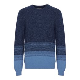 Blend Herren Strickfleece-Pullover "Strickpullover BHPullover", blau, Gr. M, Obermaterial: 100% Baumwolle CO., Pullover