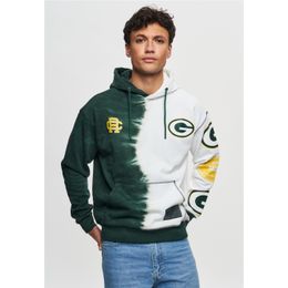 Recovered Herren Kapuzensweatshirt "NFL Packers Ink Dye Effect On", gr&uuml;n, Gr. S, bedruckt, 100% Baumwolle, Sweatshirts, f&uuml;r alle Green Bay