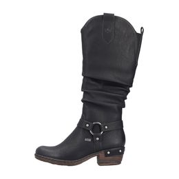 Rieker Cowboystiefel Damen Gr&ouml;&szlig;e 40 schwarz Winterschuhe