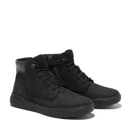Timberland M&auml;dchen Schn&uuml;rboots "Seneca Bay 6In Side Zip", Gr. 37, schwarz, Leder, Schuhe, Winterstiefel, Schn&uuml;rstiefel, Winterschuhe