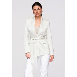 Ombre Blazer Damen Gr&ouml;&szlig;e 38 wei&szlig;