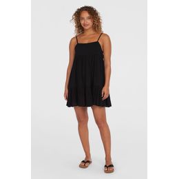 O`Neill O'NEILL Damen Sommerkleid "RILEE SHORT DRESS", schwarz, Gr. XL, Obermaterial: 100% Viskose, Kleider