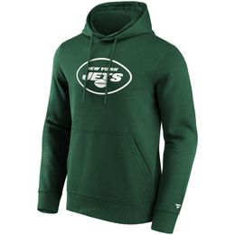 Kapuzenpullover Fanatics "Fanatics Hoodie New York Jets Primary Logo Graphic", Damen, Gr. L, gr&uuml;n, 80% Baumwolle, 20% Polyester, Pullover Kapuzenpullover