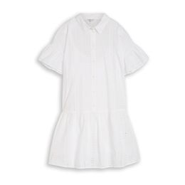 Tom Tailor Denim Kleid Damen Gr&ouml;&szlig;e 42 wei&szlig; Sommerkleid
