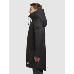 Khujo Herren Kurzmantel "Anth-YM", grau, Basic, Gr. L, Obermaterial: 100% Polyester. Innenfutter: 100% Nylon. Wattierung: 100% Polyester, M&auml;ntel,