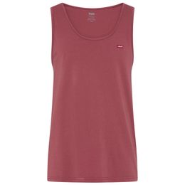 Levi's LEVI'S Damen Tanktop "LSE HOUSEMARK TANK"roan rouge, Gr. S, Jersey, Obermaterial: 100% Baumwolle, Tops, mit Logo Stickerei