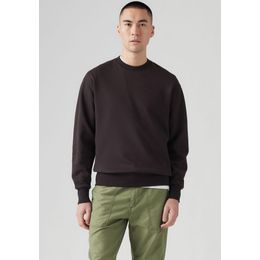 Levi's LEVI'S Herren Sweatshirt "AUTHENTIC CREW", schwarz, Gr. M, unifarben, Sweatware, Obermaterial: 88% Baumwolle, 12% Polyester, Sweatshirts, mit