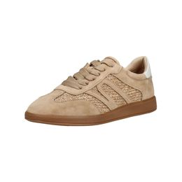 REGARDE LE CIEL Damen Sneaker "Regarde Le Ciel Sneaker Leder/Textil", Gr. 38, beige, Leder, Textil, Schuhe