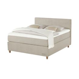 Jette Home Boxspringbett Jette Flex - beige - Materialmix - 165 cm - 120,5 cm - M&ouml;bel Kraft
